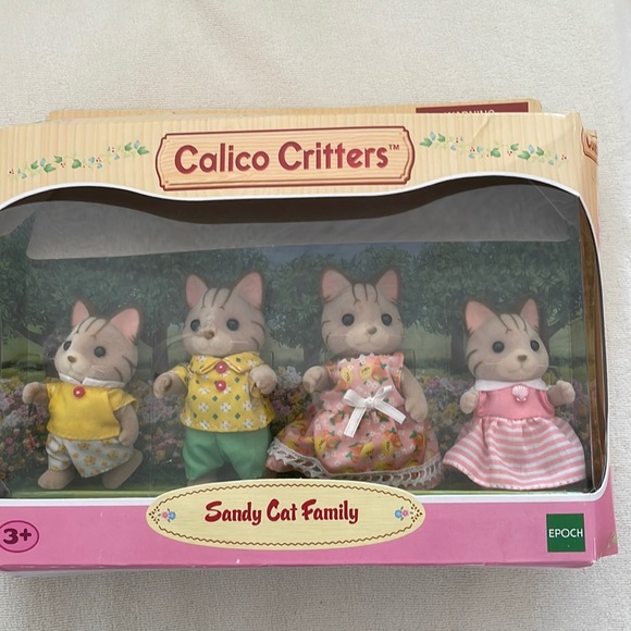 Epoch | Toys | Calico Critters Sandy Cat Family | Poshmark